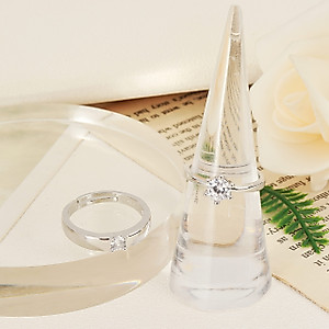 HUASAI Promise Rings for Couples Matching Couple Rings Engagement Rings Non Tarnish for Boyfriend Girlfriend Wedding Bands for Her Open Adjustable Wedding Rings Jewelry Gifts for Couples 2024