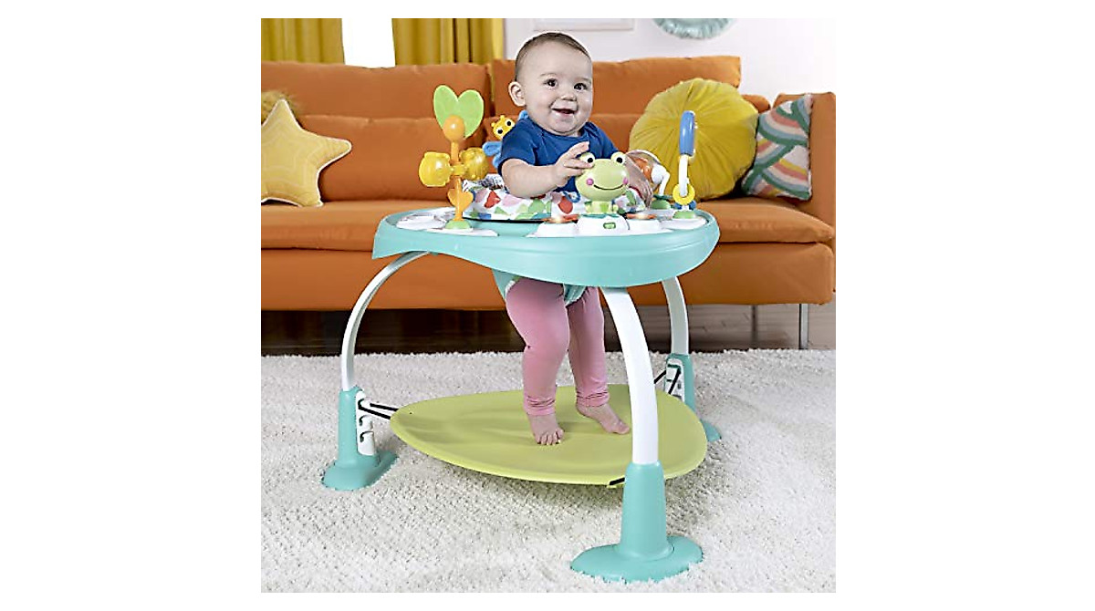 Bright Starts 2-in-1 Baby Jumper & Activity Table Playful Pond