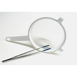 JTS Jewelry Cleaning Basket & Tweezer Ultrasonic Steam Cleaner Strainer + Tweezer