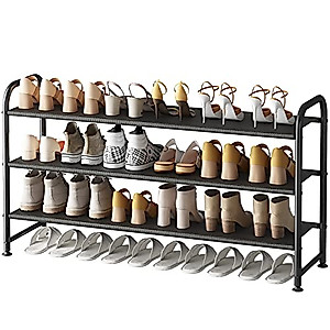 INGIORDAR Shoe Rack 3 Tier Storage Organizer for Closet Entryway
