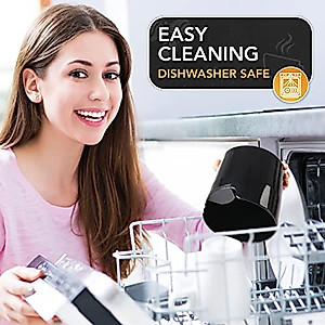 homeffect Knock Box with Improved Handling - Innovative Espresso Tools - Coffee Knock Box Espresso, Black - Espresso Machine Accessories - Knock Box for Espresso Coffee Grounds - Barista Accessories