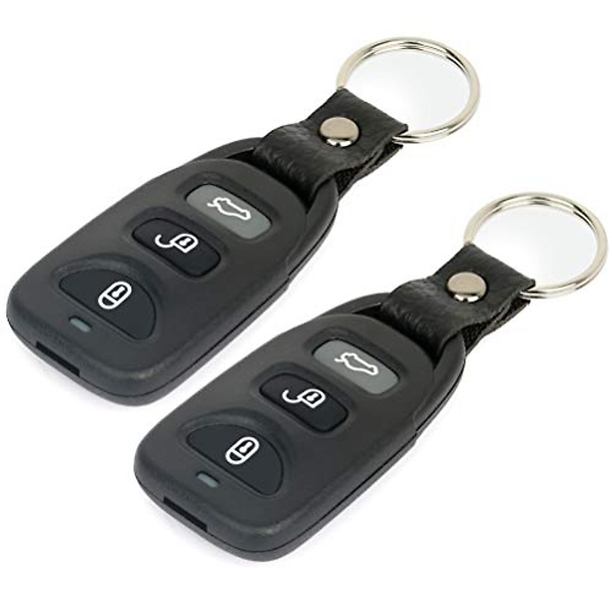 cciyu X 2 Flip Key Fob 4 buttons Replacement for 06 07 08 09 10 for Hyundai Elantra Sonata 2.0L 2.4L 3.3L Series with FCC OSLOKA-310T OSLOKA-360T OSLOKA-950T