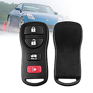 Remote Key Replacement for FCCID: KBRASTU15 CWTWB1U733 fits for 2003 2004 2005 2006 2007 2008 2009 Nissan 350Z Altima Nissan Armada Maxima Murano Quest/ 2007-2015 Nissan Sentra Versa Keyless Entry
