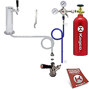 Kegco BF STCK-5T Standard Tower Kegerator Conversion Kit with 5 lb Co2 Tank, Standard