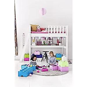 LEGO Light Purple Storage Box Brick 4 DIF