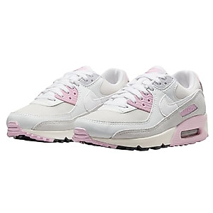 Nike Women's Air Max 90 White/Sail-Med Soft Pink (FN7489 100) - 9