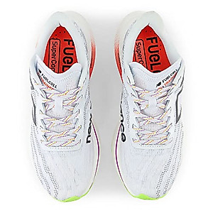 New Balance Women's FuelCell SuperComp Trainer V2 Running Shoe, Ice Blue/Neon Dragonfly, 8.5