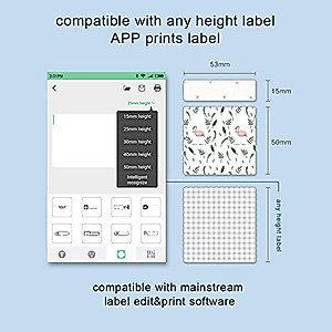 prettDliJUN Mini Photo Printer Cute Bear Wireless Bluetooth SNS Facebook Instagram Photo Thermal Paper Pocket Label Printer Monochrome Pink