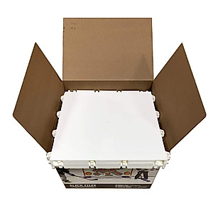 Snipers Edge Hockey - Dryland Slick Tiles - 20 White 12" by 12" Squares - Simulates Real Ice, Easy to Assemble, Premium Grade UV Coating for Protection