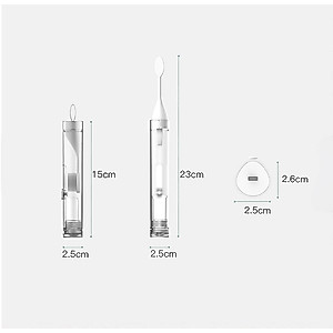 HAYAN Travel Toothbrush Kit, 3 in 1 Portable Lightweight Toothbrush Set | Individually Wrapped | Reusable | Soft Toothbrush