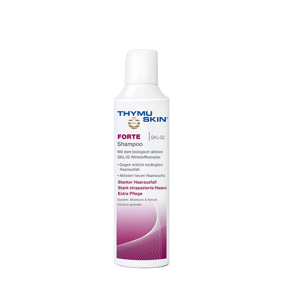 Thymuskin Forte Shampoo - Hair Shampoo, Advanced Solution for Thinning Hair, Men's and Women's Hair Loss - Step 1 (200ml)