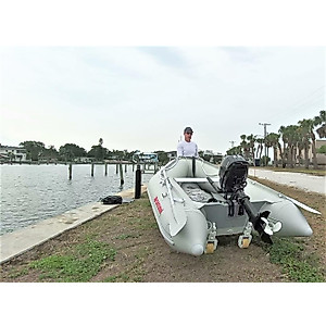 VersaChock Retractable Dinghy Dolly Wheels, White