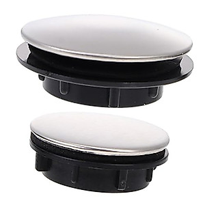 WHAMVOX 2pcs Kitchen Hole Plug Bath Tap Hole Cover Faucet Hole Caps Tap Hole Stopper Sink Hole Stopper Bathroom Sink Cover Sink Sprayer Hole Cover Kitchen Sink Plugs for Holes Plastic