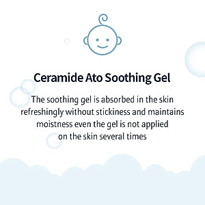 Illiyoon Ceramide Ato Soothing Gel 175ml(5.91oz) | High Moisturizing Cooling Gel Lotion for Tired and Dry Skin