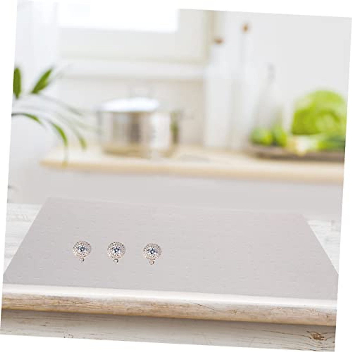 LIFKOME 5pcs Box Ring Tray Core Ring Display Pads Ring Inserts for Loose Rings Ornament Earrings Black Ring Insert Ornament Tray Drawer Liner Ear Stud Pad Accessories Sponge Travel Jewelry