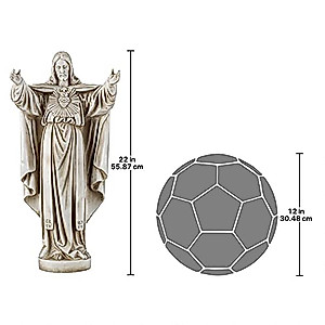 Design Toscano The Sacred Heart of Jesus Spiritual Garden Statue
