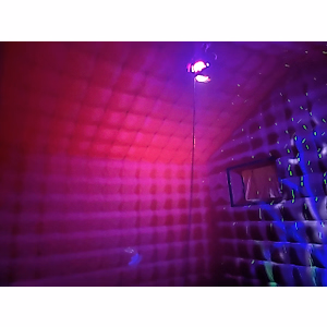 Large Black Inflatable Cube Wedding Tent Square Gazebo Event Room Big Mobile Portable Night Club Tent Party Pavilion for Backyard/Outdoor Events(29.5ftx16.5ft)