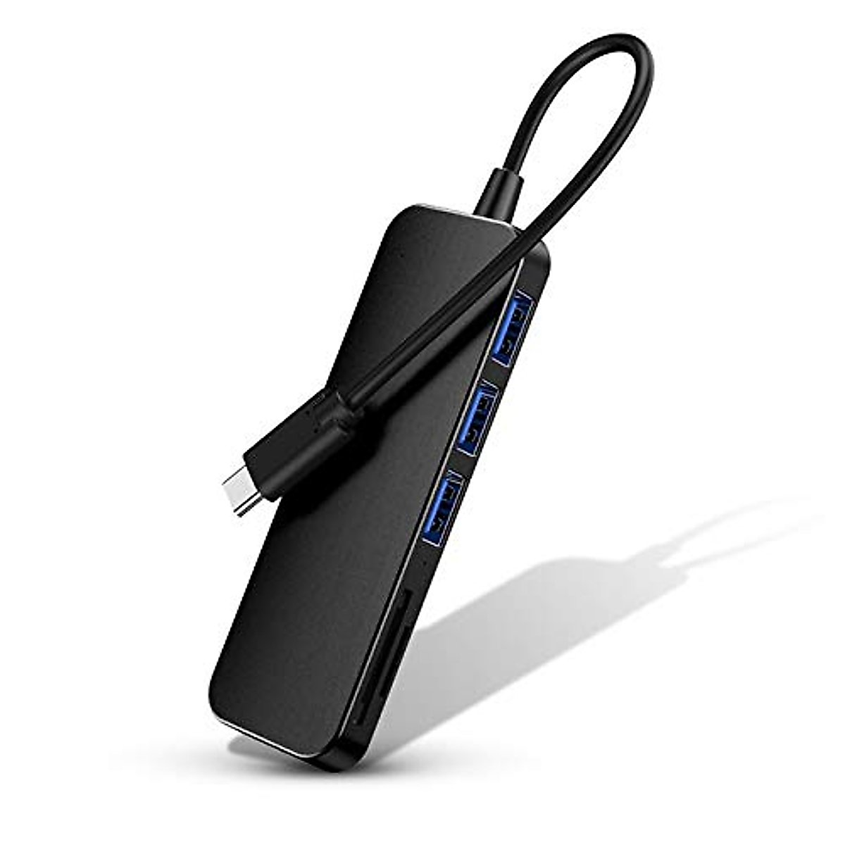 SHYPT USB C Hub USB Hub 3.0 Multi USB Splitter Adapter 3 Port Card Reader High Speed Type C Mini USB-Hub Extension Cable