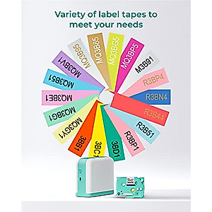 Vixic Label Makers - Label Maker Machine with Tape P3200 Portable Bluetooth Handheld Label Printer for Labeling Home Office Organization Included Multiple Templates for Phone Pad USB Rechargeable