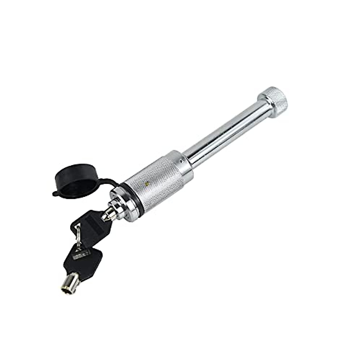 TOPTOW 2-inch Receiver Trailer Hitch Extension Riser with 6-inch Rise/Drop, 2-inch Solid Shank, 10000lbs Capacity with Hitch Lock Chrome