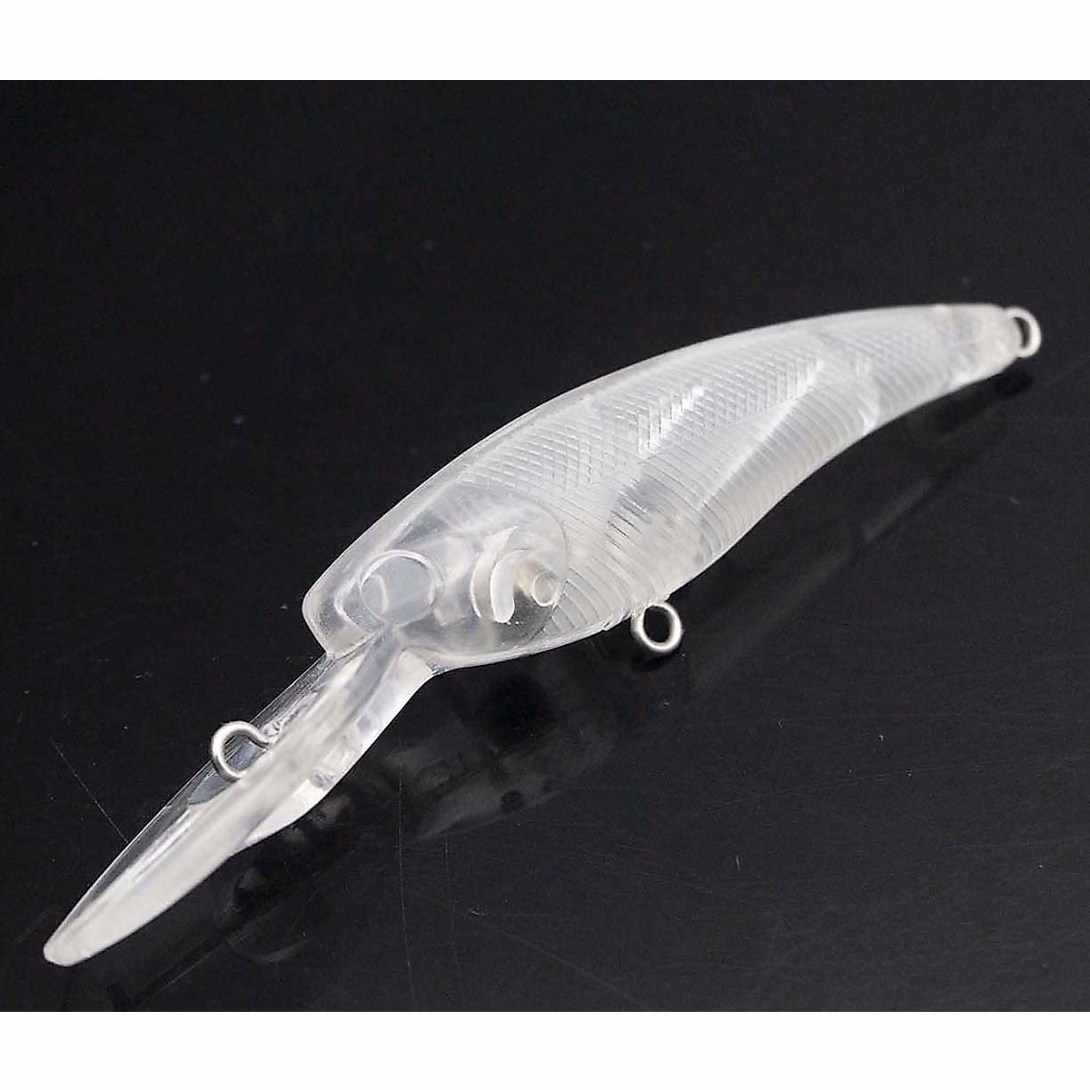 New 10PCS Unpainted Fishing Blanks Crankbait 9.2cm 6.9g topwater Artificial Bait Fishing Lures Blank Minnowbait Hard unpainted Artificial Bait Bodies DIY Fishing Tackle Spoons with Free Eye