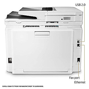 HP Laserjet Pro All in One, Wireless Color Multifunction Laser Printer, Comes with Original HP Toner, T6B83AR#BGJ, (Renewed)