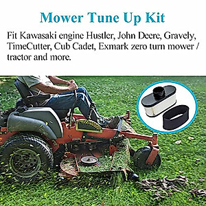 HOODELL FR691V Tune Up Kit for Kawasaki FR651V FR730V FS481V FS541V FS600V FS730V Engine Lawn Mower Tractor, Replace 49065-7007 Oil Filter 11013-7047 Air Filter