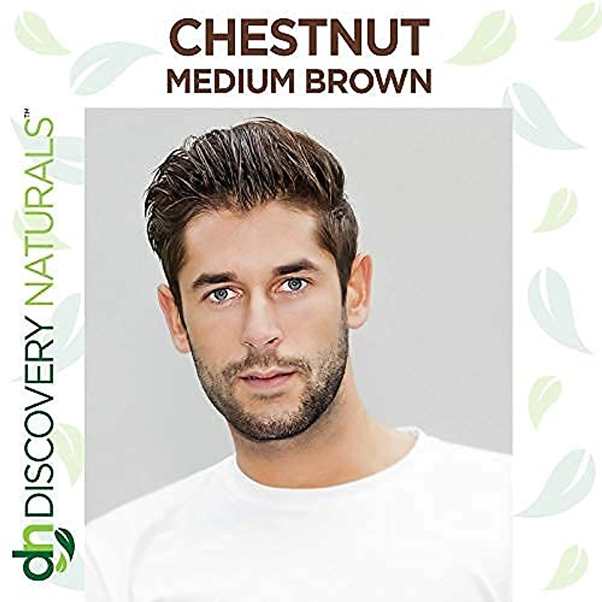 Brown Henna Hair Color For All Kit | 100% All Natural Indigo Powder Hair Dye & Beard Dye (Chestnut Medium Brown) Organic, Herbal & Vegan Chemical & Cruelty Free Permanent Gray Coverage & Tinting