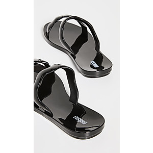 Melissa Women's Wind Sandals, Black, 8 Medium US