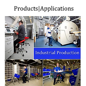 Dentist's Mobile Chair Nurse's Stools W/Backrest PU Leather and Medical Wheels Adjustable Height Standard Dental Mobile Chair for Dentist and Office