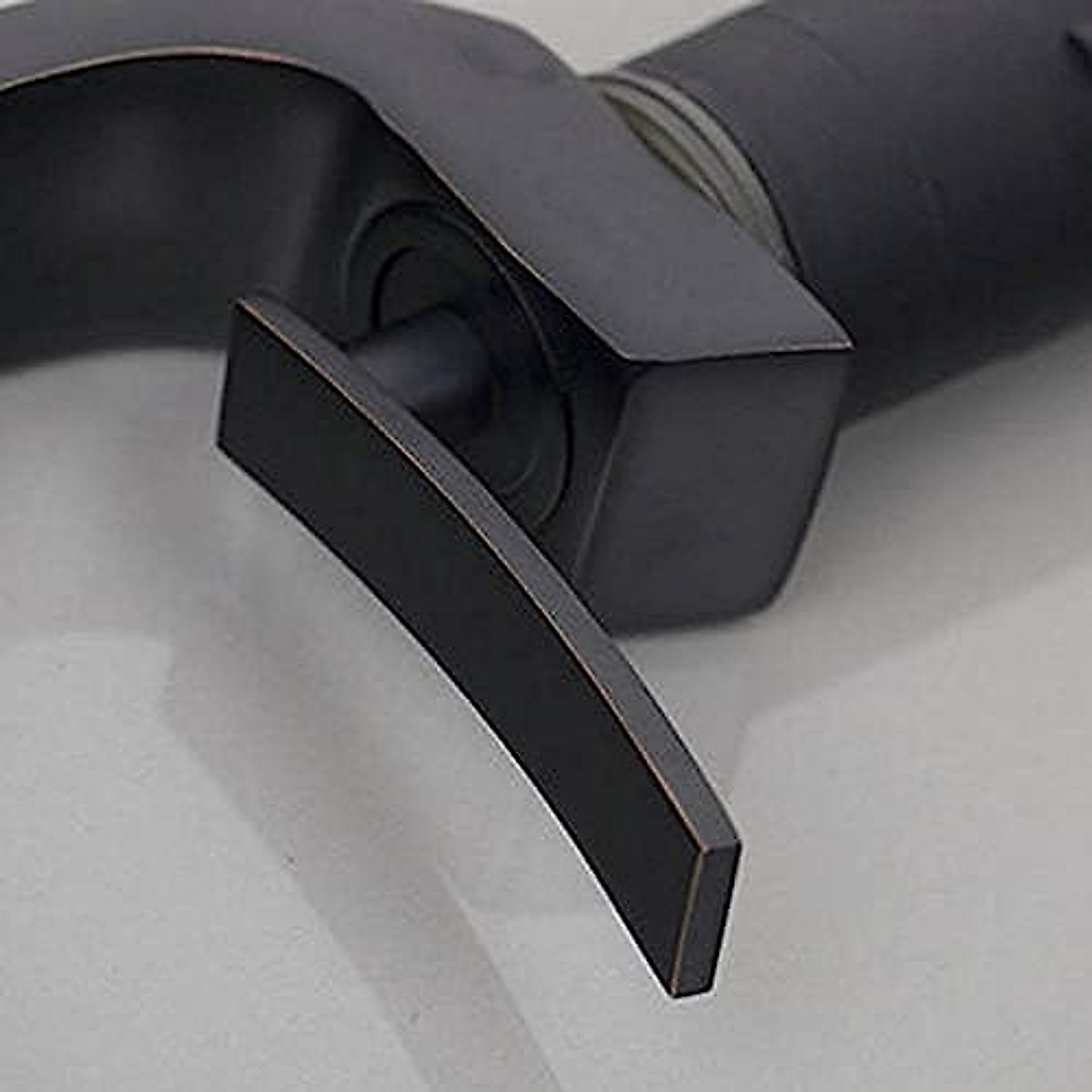 Bath Basin Faucet Black Brass Sink Mixer Tap Vanity Hot Cold Water Bathroom Faucets