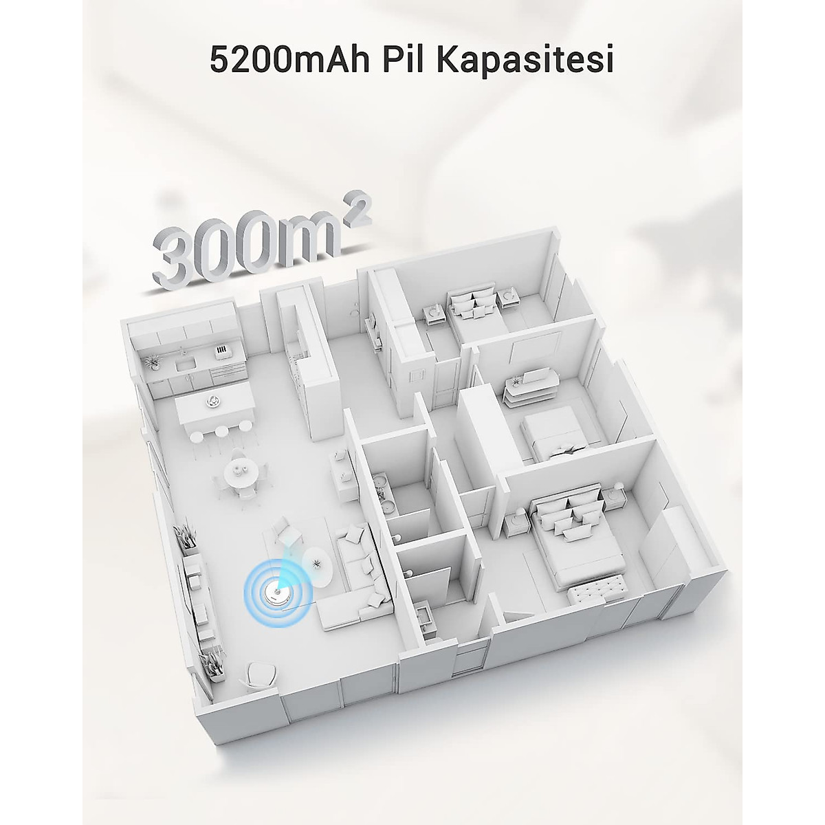 Ultenic T10 Robot Vacuum Self Emptying, Robot Vacuum and Mop Combo, 60-Day Capacity, LiDAR Navigation, 3000Pa Strong Suction, APP & Remote & Alexa Control, Ideal for Pet Hair, Hard Floor and Carpet