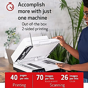 Canon imageCLASS MF455dw All in One Wireless Duplex Laser Printer, Up to 40 ppm,600 x 600 DPI,Compatible with Alexa,Bundle with Printer Cable
