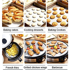 Non-Stick Round Parchment Paper- 6 inch - 100 Eco-Friendly Pack - Baking Paper Liners for Round Cake Pans Circle Cheesecake, Cooking, Air Fryer