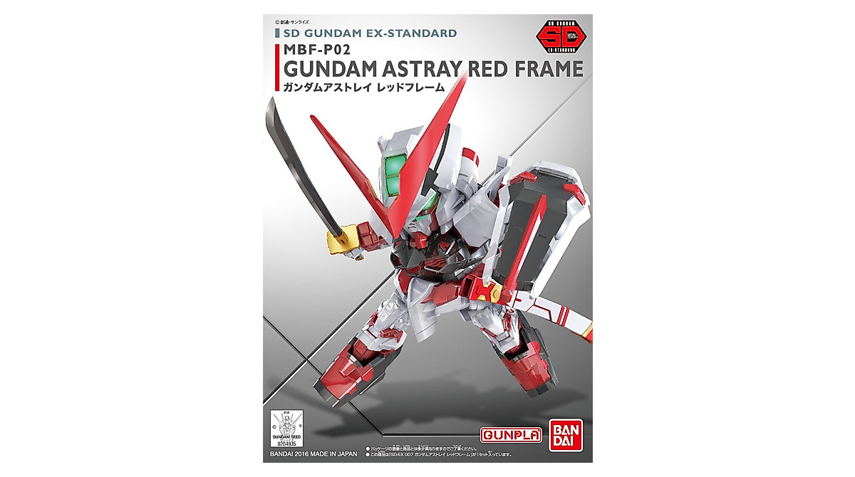 Bandai HG SD Astray Red Frame Model Kit - Easy No-Glue Build