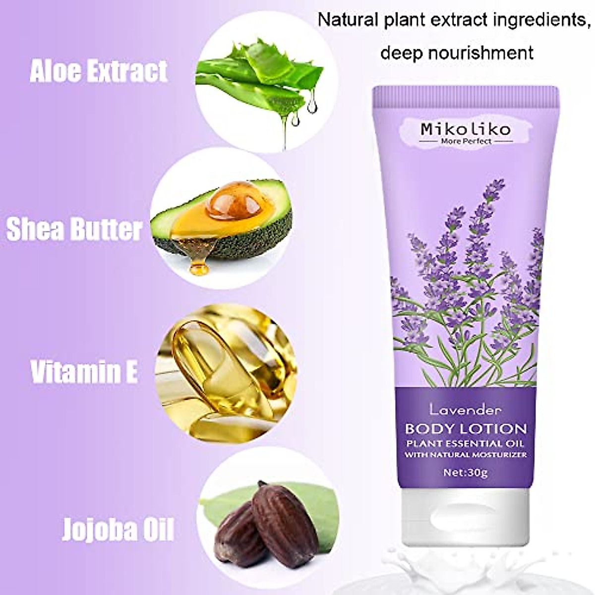 20 Pack Bulk Body Lotion Gift Set, Travel Size Lotion Sets Natural Body Moisturizer with Shea Butter, Body Cream for Women, Birthday Christmas Valentines Gifts Set for Her Girlfriend Mom Wife