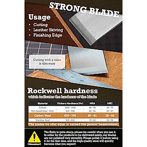 SHINTARO Authentic Leather Knife (35mm / 1.5 in)