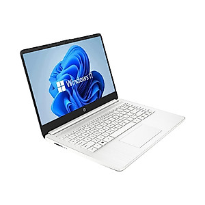 Newest HP 14" HD Laptop, Windows 11, Intel Celeron Dual-Core Processor Up to 2.60GHz, 4GB RAM, 64GB SSD, Webcam(Renewed)