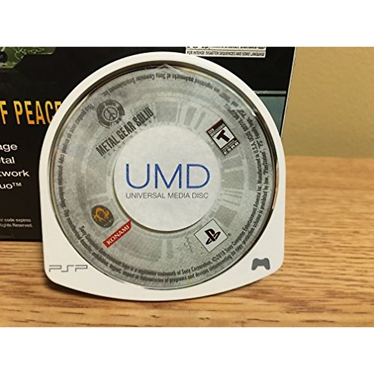 PlayStation Portable PSP-3000 Console Metal Gear Solid Peace Walker Big Boss Bundle Pack