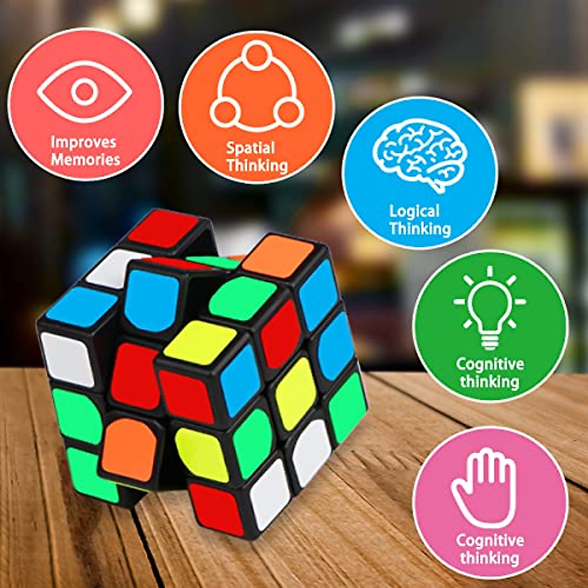 Mini Cube Puzzle Party Favors for Kids, Libay 20 Pack Magic Cube Party Puzzle Game Toys Classroom Rewards and School Prize for Students, Stress Relief Toys Goody Bag Filler Birthday Gift…