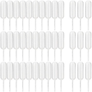 TOMNK 350pcs 4ml Plastic Pipettes Squeeze Transfer Pipettes Suitable for Chocolate, Cupcakes, Strawberries