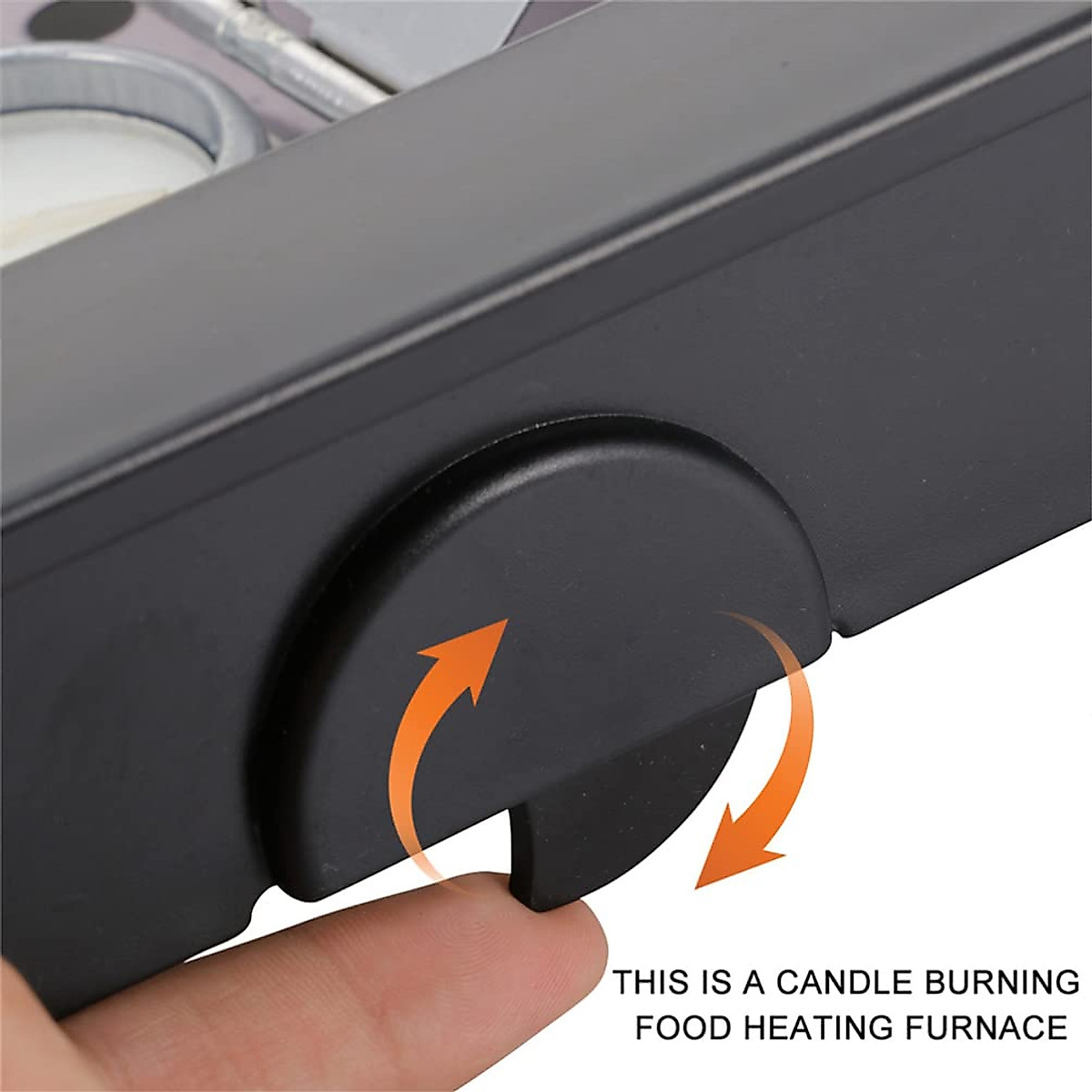 Buffet Server Food Warmer Tray: Candle Heating Chafing Furnace Dish Buffet Chafer Food Pan Fuel Holder for Wedding Party Banquet Catering Events Entertaining Holiday