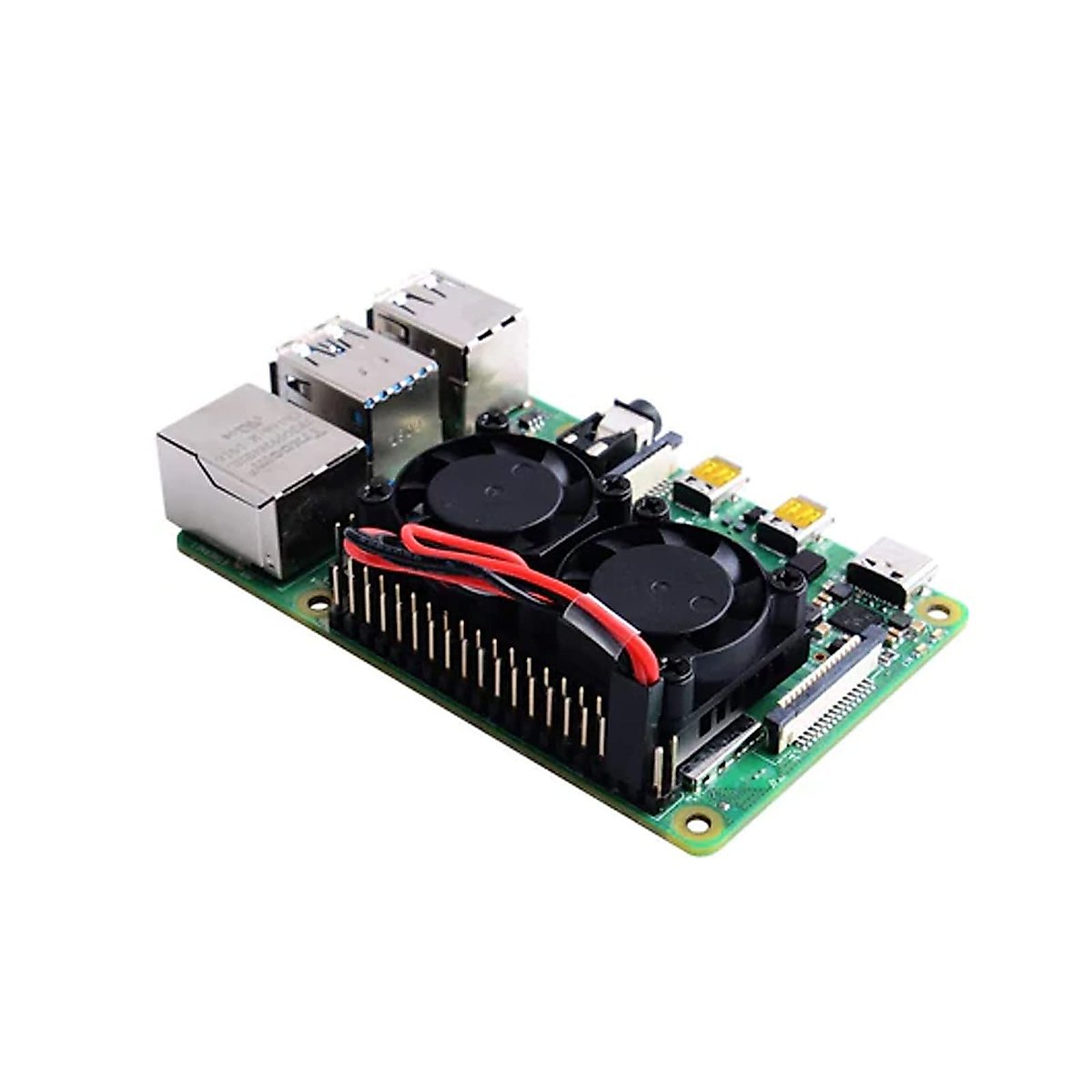 AAAwave ODS708 Heatsink with Dual Fan for Raspberry Pi 4B