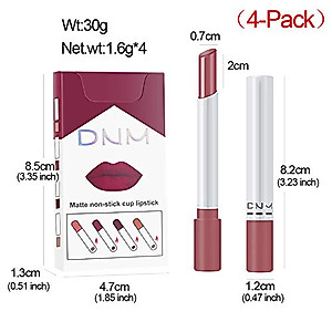 JDEFEG Makeup Kits Change Lip Polarized Sets Four Of Velvet Gloss Lipsticks Temperature Lipstick Lipstick That Doesn T Come Off(B)
