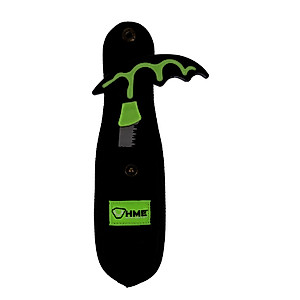 HME Hunting Compact Fixed Stainless Steel Bone Saw with Scabbard