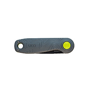 UCO Ingalls Switch-Lok Slip Joint Pocket Knife with D2 Steel Blade, Coal Grey, 2.6 Inch Blade