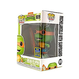 Funko Pop! Television #1019 TMNT Michelangelo with Surfboard (SDCC 2020 Exclusive)