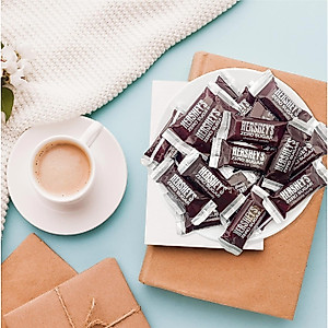 Hershey-bars Miniature MILK Zero Sugar Chocolate Candy, Aprox 37 Bars, Individually Wrapped Miniatures Bars in tundras bag
