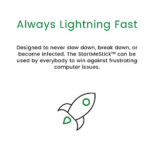 StartMeStick - Breathe a New Life Into Your Old Computer, Plug-in Operating System, Unlimited Use on Unlimited PCs and Macs for 2 Years