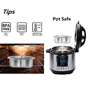 TAOUNOA Heart Shaped Cake Pans for Valentine's Day and Home Baking, 4 Inch and 6 Inch Set of 2, Aluminum Cake Pans with a Removable Bottom